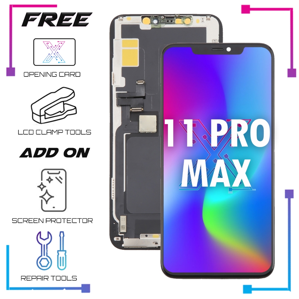 Lcd Compatible For IP 11 Pro Max (With Touch Screen Display) | Shopee ...
