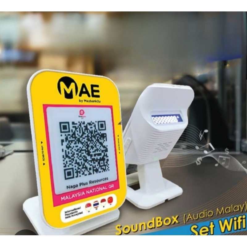 Sound Box QR E wallet dan QR Bank Bayaran | Shopee Malaysia