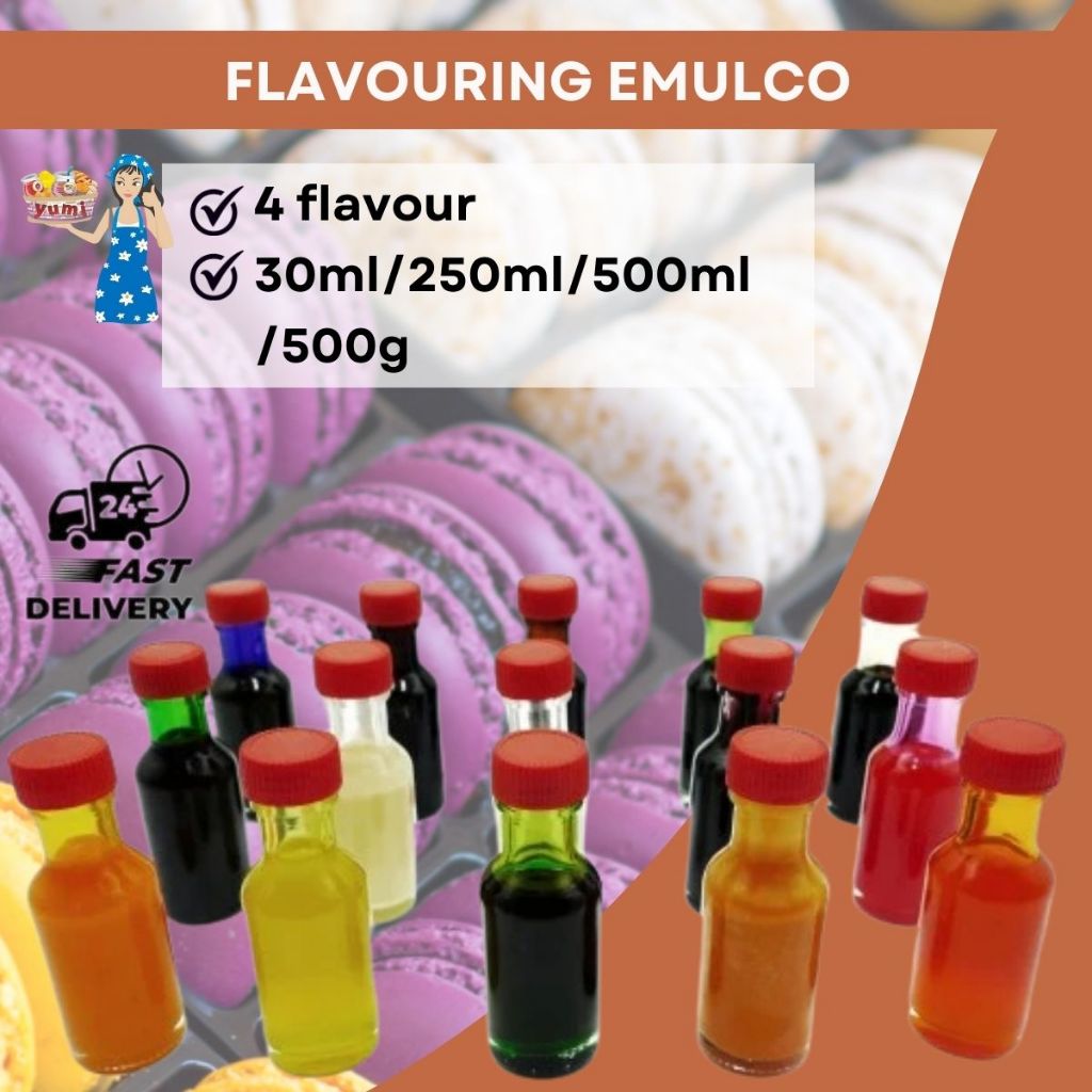 [READY STOCK] FLAVOURING EMULCO (CHOCOLATE/DARK CHOCOLATE/EXPRESSO ...