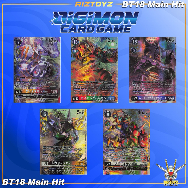 [DIGIMON TCG] BT18 Main Hit & Alternate Art / BT18-040 / 018 / 101 / 063 / 102 | Shopee Malaysia