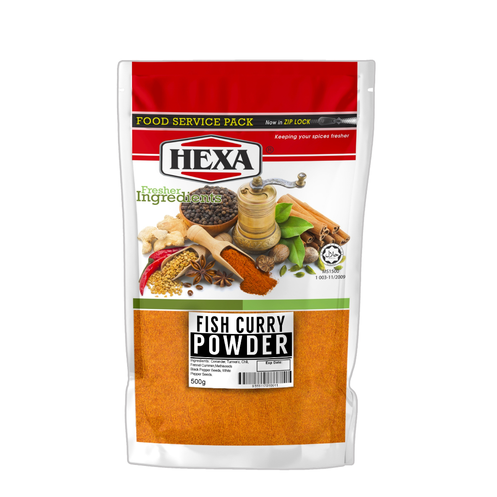 HEXA Fish Curry Powder 500gm Food Service Packaging | Shopee Malaysia