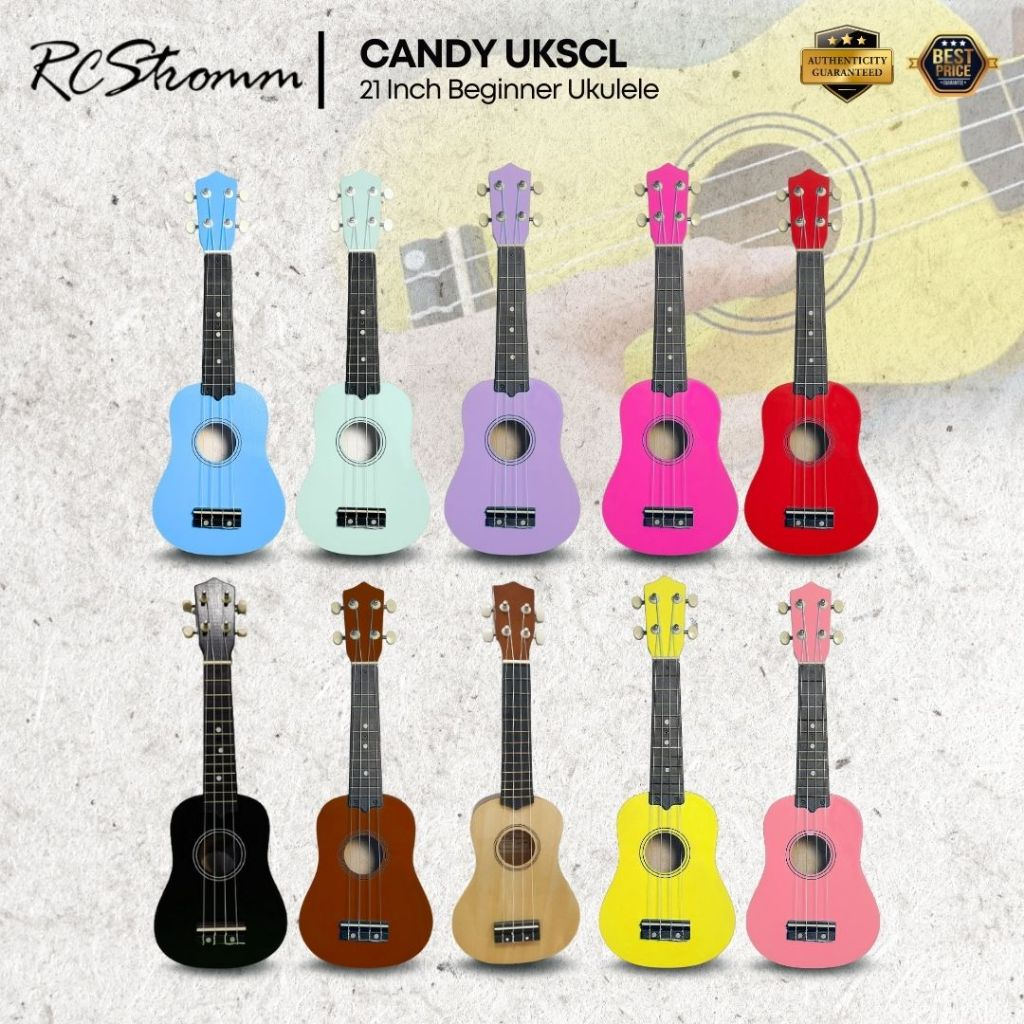 KAPPA Series 21 inch Soprano Beginner Color Ukulele (UKSCL) | Shopee ...
