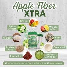 VASIA APPLE FIBER XTRA BOTOL 400g | Shopee Malaysia