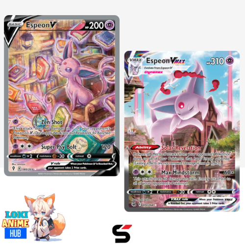 Espeon VMAX Alternate Art Alt 270/264 SWSH Sword&Shield Fusion Strike ...