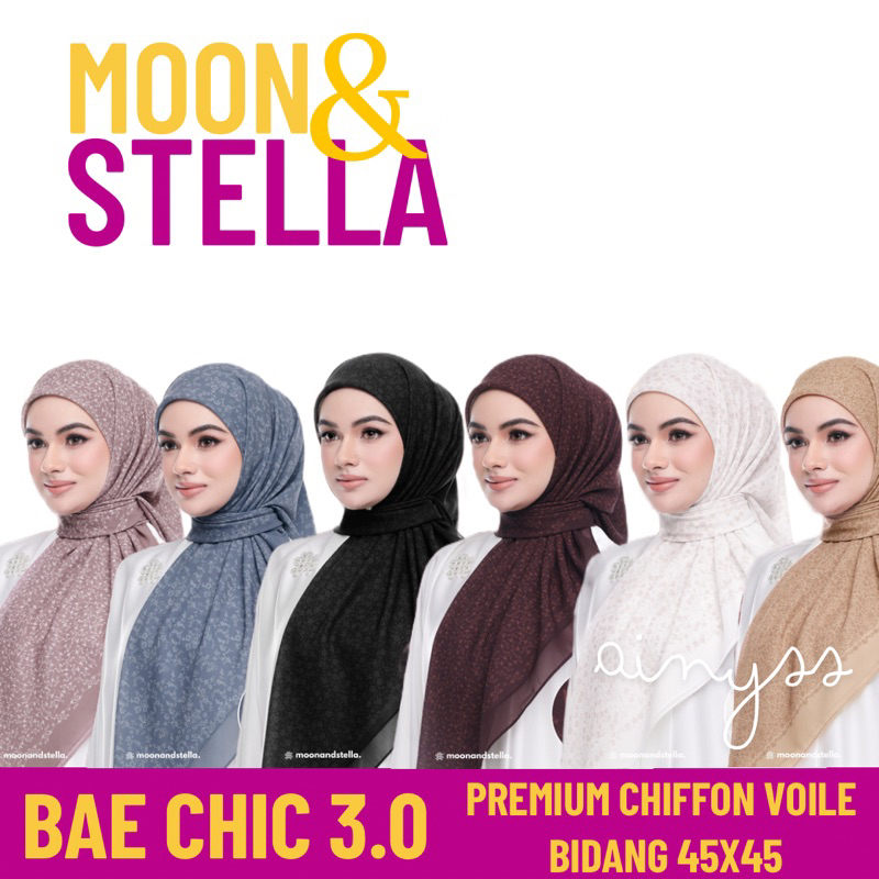 🎉LATEST🎉MOONANDSTELLA BAE CHIC 3.0 | BIDANG 45🔥 TUDUNG RAYA 2025 ...