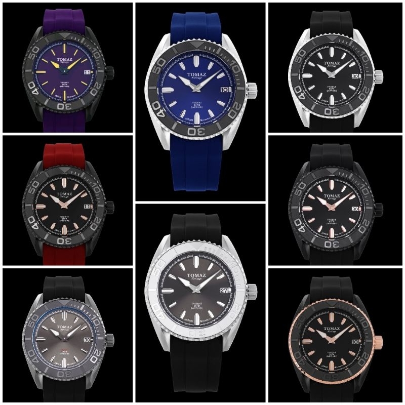 Tomaz Trident GR03N Silicone Strap Watches / Jam Trident Tali Silikon Tomaz | Shopee Malaysia