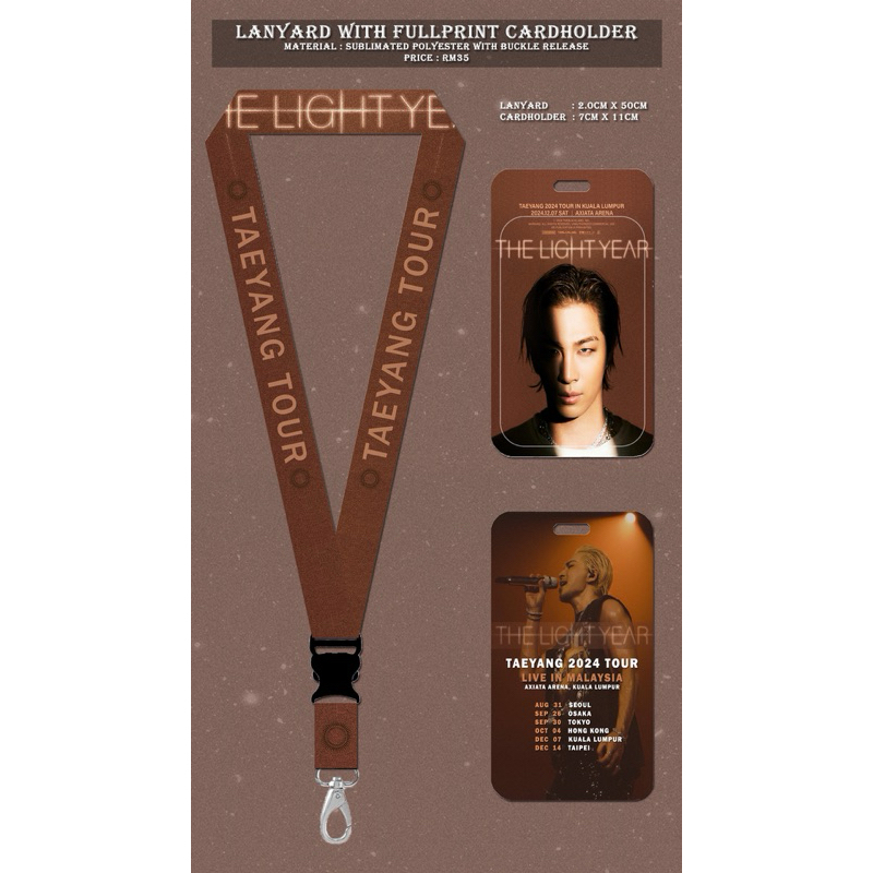 TAEYANG MERCHANDISE | Lanyard | Totebag | Shopee Malaysia