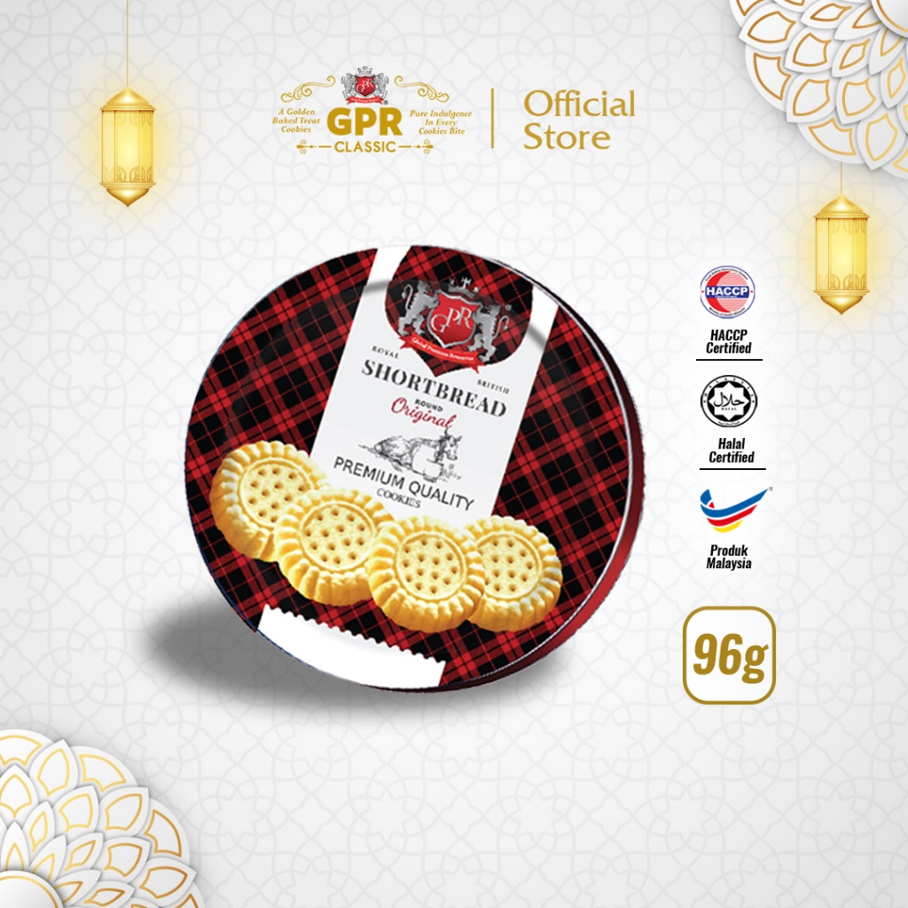 GPR Classic Biskut Shortbread Perisa Original dalam Tin (96g) Doorgift Majlis Kahwin | Shopee ...