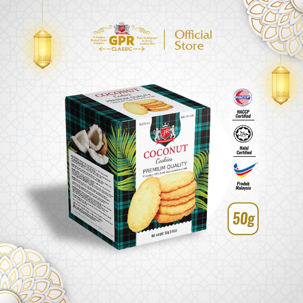 GPR Classic Coconut Cookies (50g) Wedding Doorgift | Shopee Malaysia