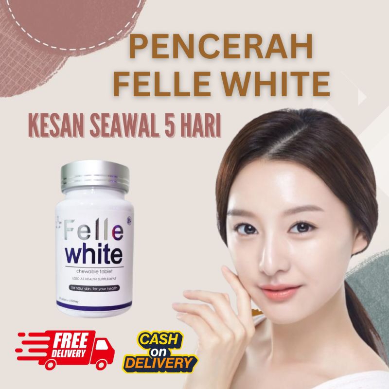 FELLE WHITE Pemutih Kulit Muka dan Badan FELLE WHITE HQ 10x Whitening ...