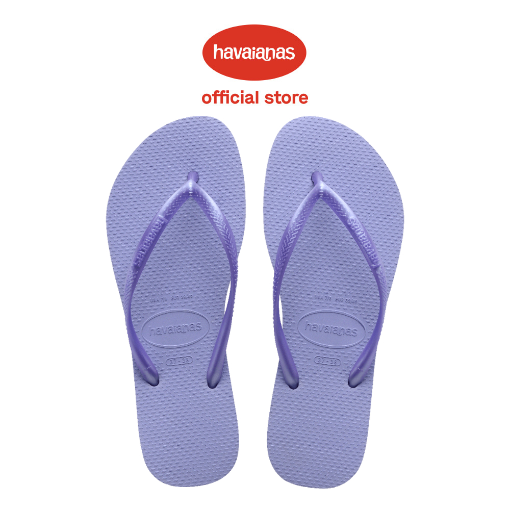 Havaianas Womens Slim Flip Flops - Lilac Breeze | Shopee Malaysia
