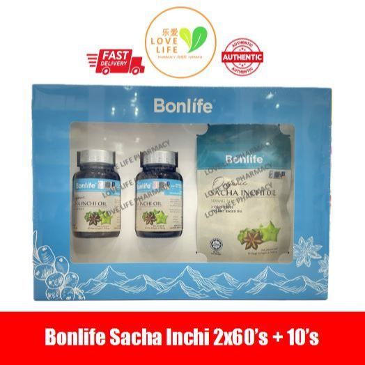 OFFER EXP12/2026 Bonlife Organic Sacha Inchi Oil capsule 2 x 60's free ...