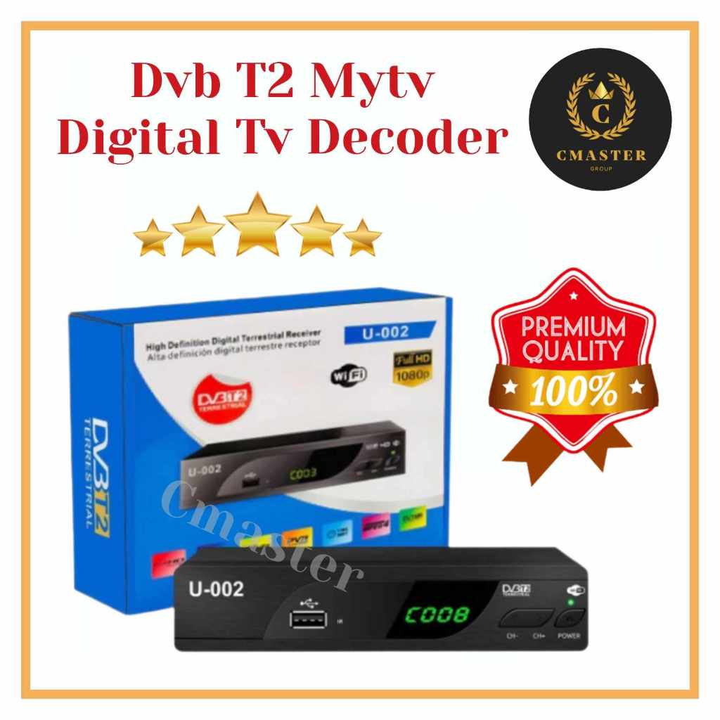 U-002 Dvb T2 Mytv Digital Tv Decoder My Free View HDTV Digital TV ...