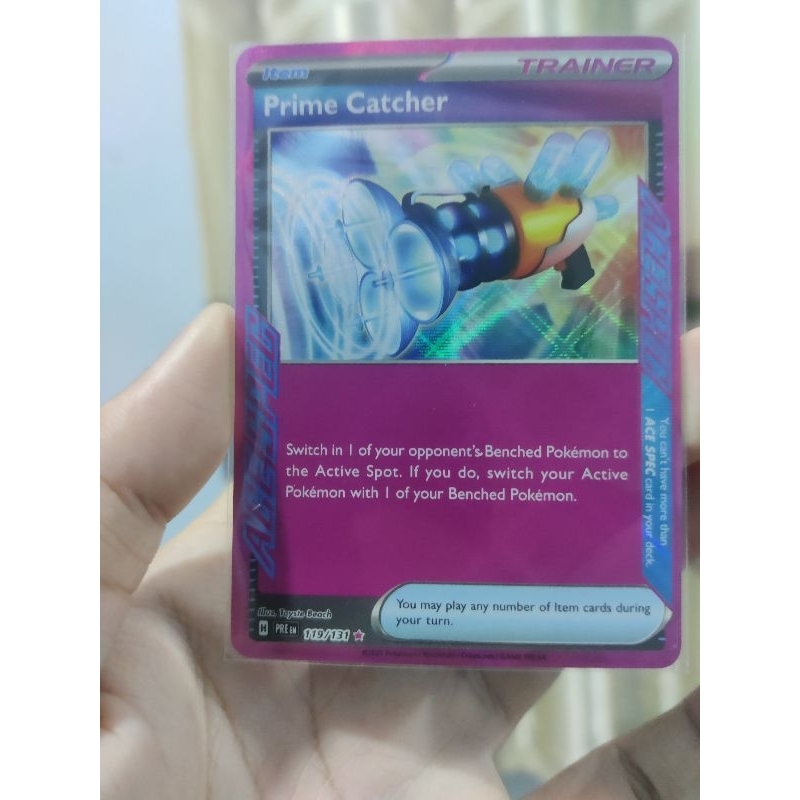 Pokemon TCG Prime Catcher Prismatic Evolution Ace Specs | Shopee Malaysia