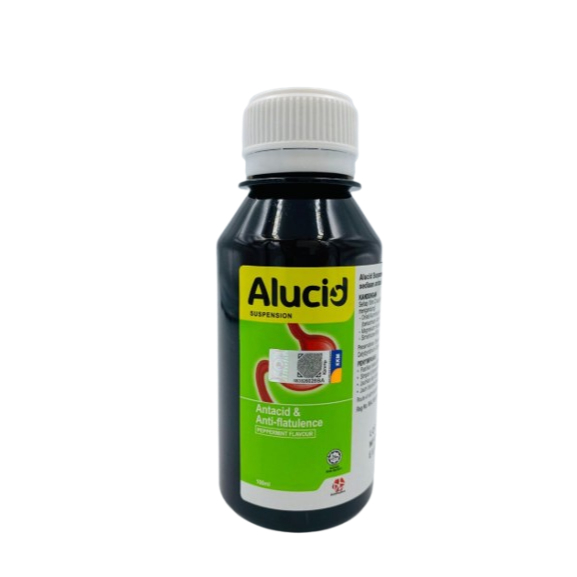 Alucid Suspension 100ml ( Antacid and Anti-Flatulence ) | Shopee Malaysia
