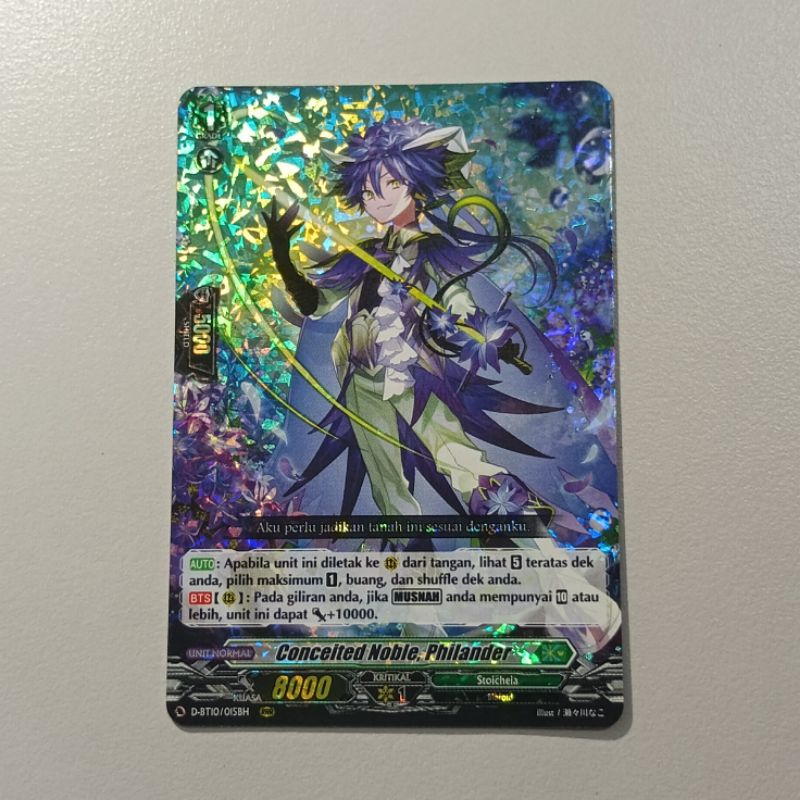Conceited Noble, Philander_Cardfight Vanguard bahasa-Stoicheia | Shopee ...