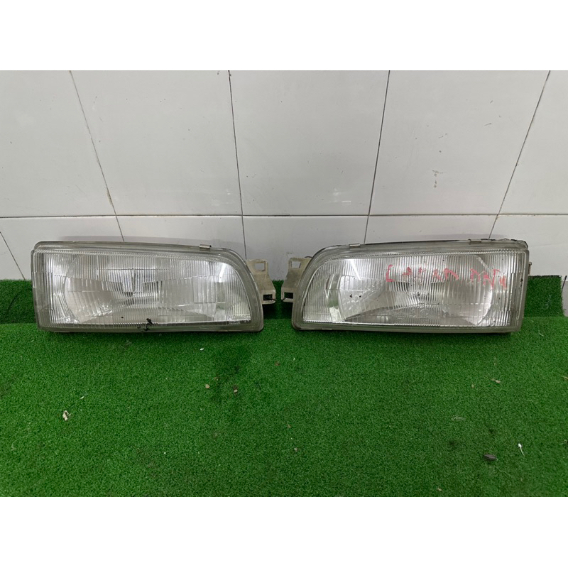 Headlamp (RH&LH), mitsubishi lancer libero evo 123. Original japan ...