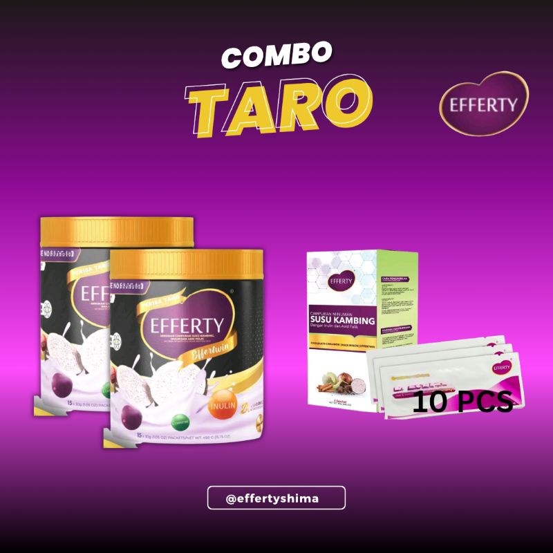 EFFERTY TARO COMBO SUSU KAMBING IKHTIAR HAMIL TTC ENDOMETRIOSIS PCOS ...