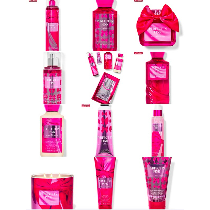Bath & Body Works Fragrance Perfect In Pink Collection | Shopee Malaysia