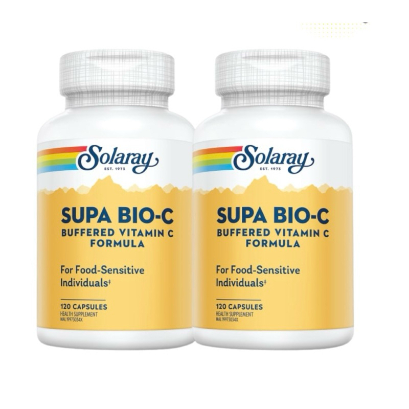 SOLARAY SUPA BIO-C 500MG (2 x 120 Capsules) | Shopee Malaysia