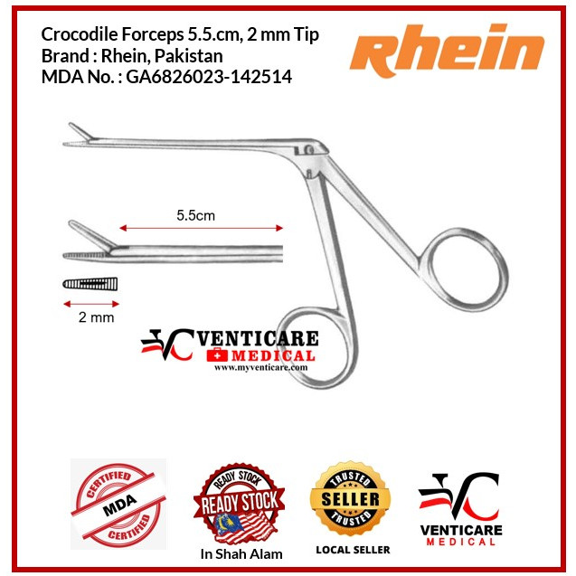 CROCODILE FORCEPS ALLIGATOR FORCEPS (TO REMOVE FOREIGN BODIES FROM EAR ...