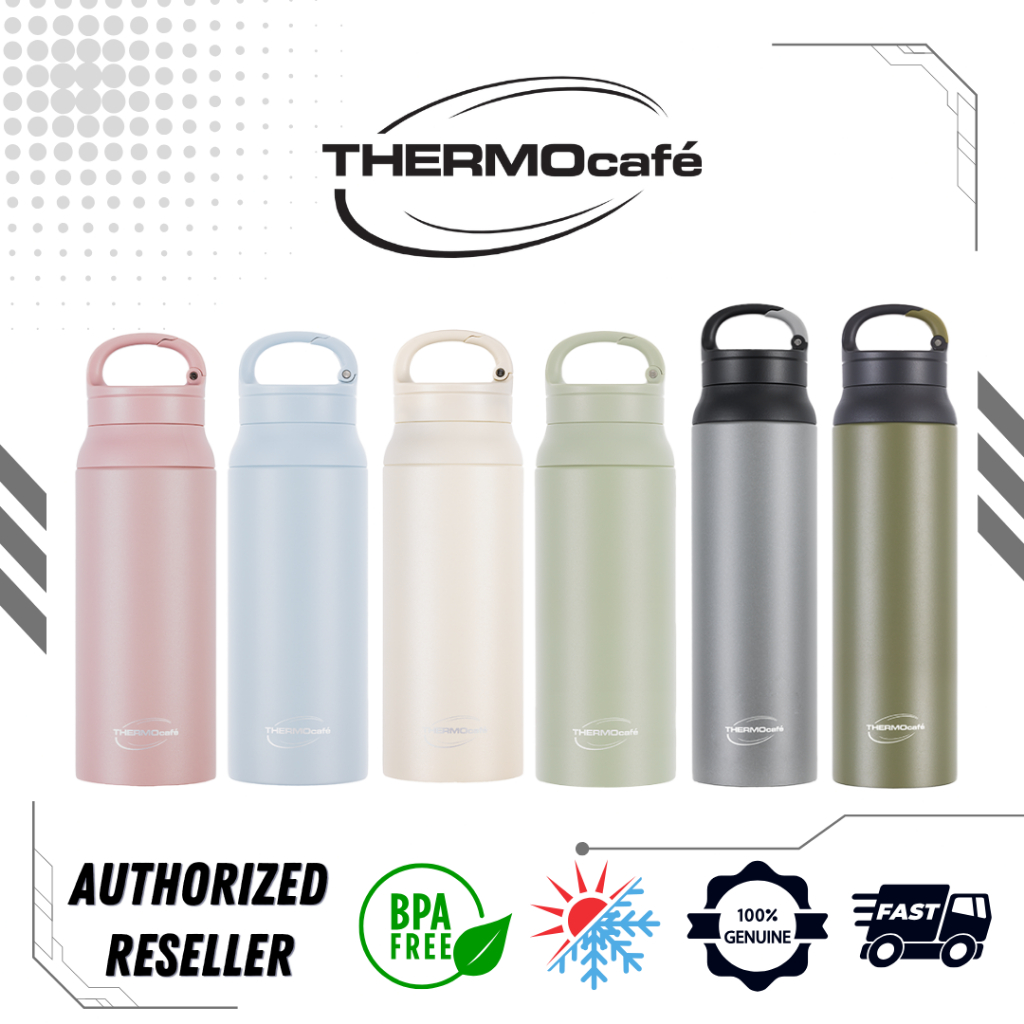 THERMOS Thermocafe Vacuum Insulated Bottle with Carry Loop (600ml ...