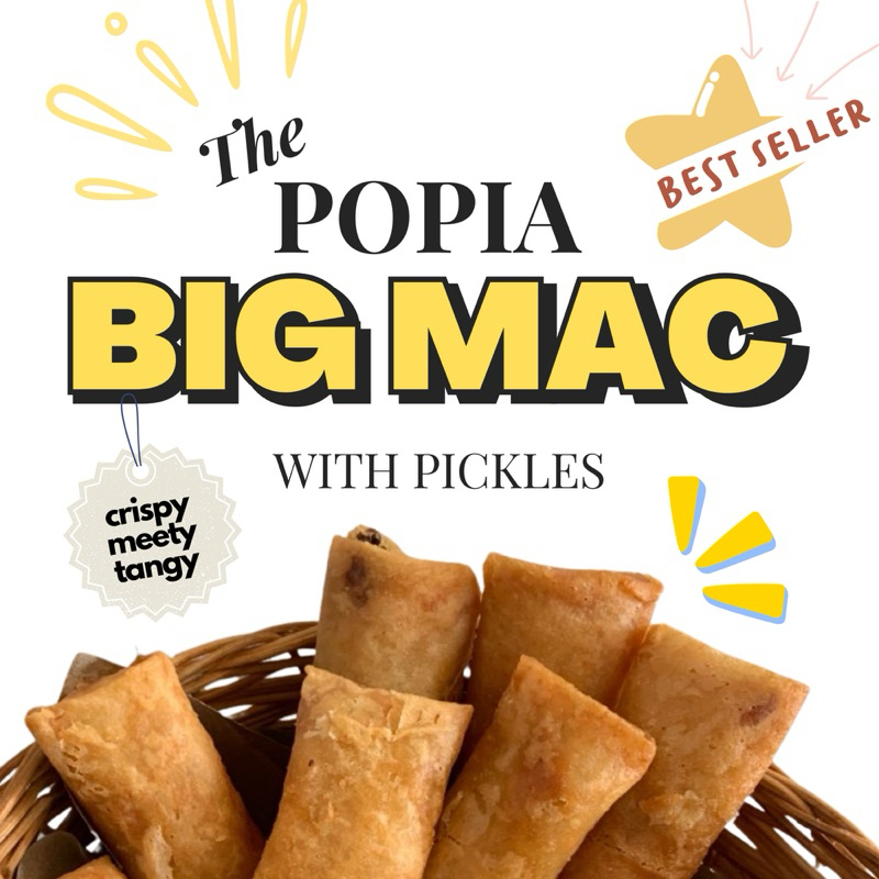 READY STOCK Popia Big Mac with pickles and big mac sauce (READY TO COOK ...