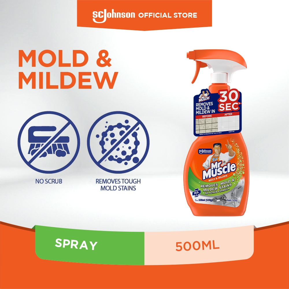 Mr. Muscle Mold & Mildew Cleaner Spray (500ml) | Shopee Malaysia