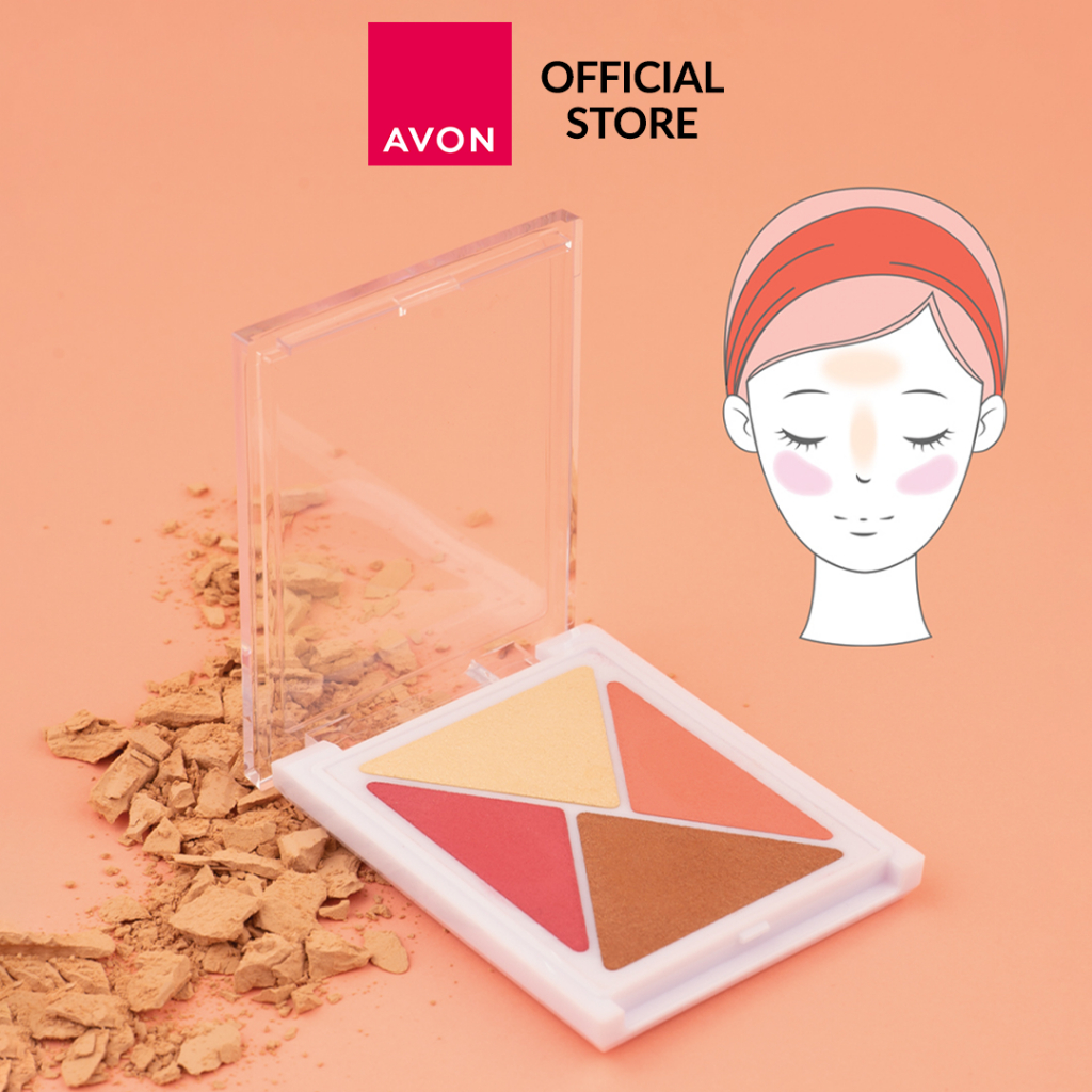 AVON SIMPLY PRETTY Face Palette 4g | Shopee Malaysia