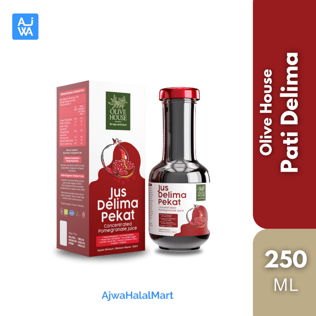 OLIVE HOUSE JUS PATI DELIMA (250ML) | Shopee Malaysia
