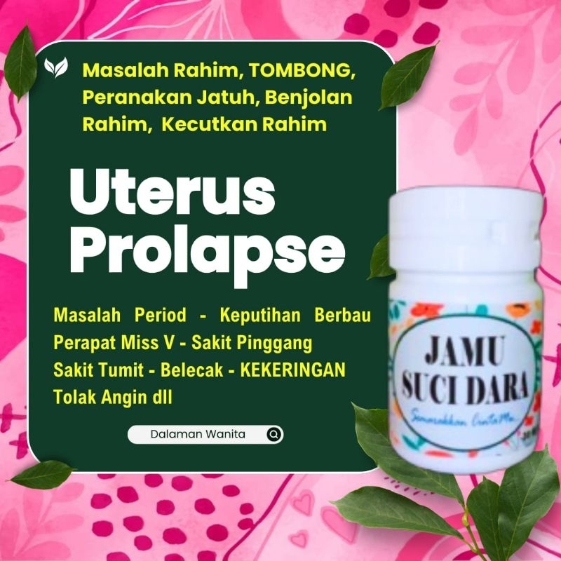 Capsules For Prolapse, Jamu untuk Rahim Jatuh, Naikkan Rahim Peranakan ...