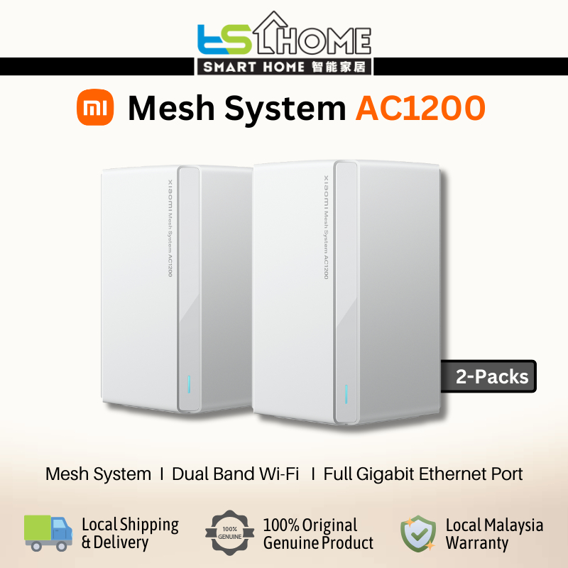 Xiaomi Mesh System AC1200 (2-pack) | Shopee Malaysia