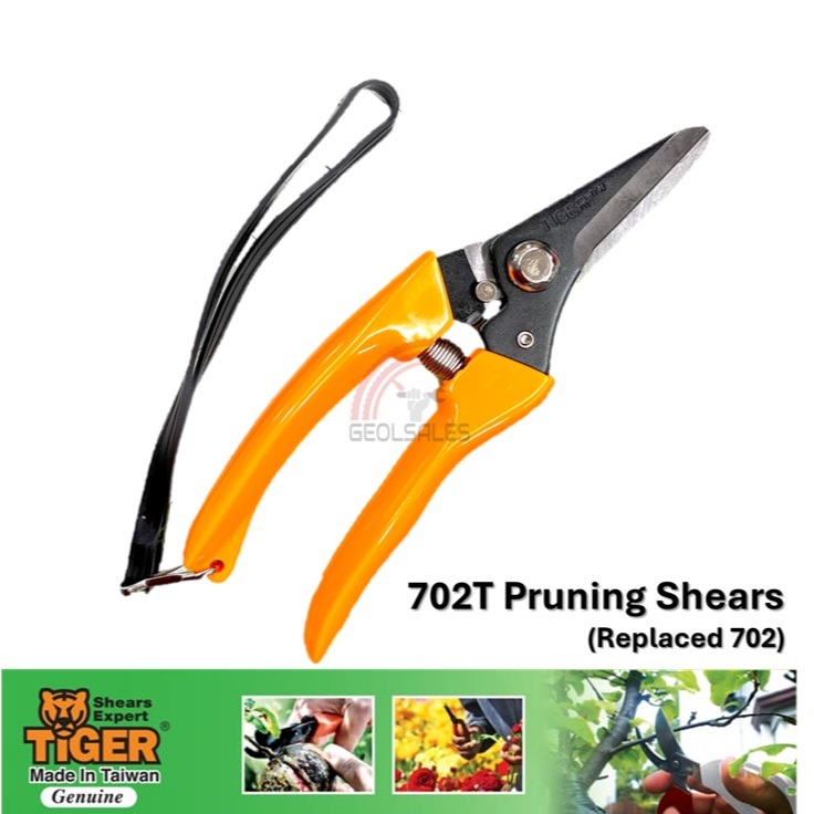 Original Tiger Pruning Shear 702T 180MM ( Made In Taiwan ) | Shopee ...