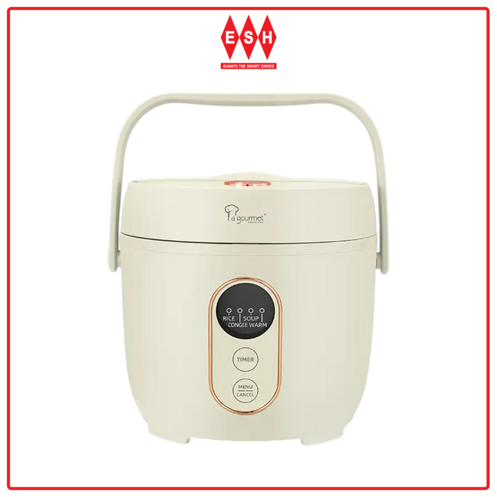 La gourmet RC08DG (Vanilla Cream) 0.8L Digital Rice Cooker | ESH ...