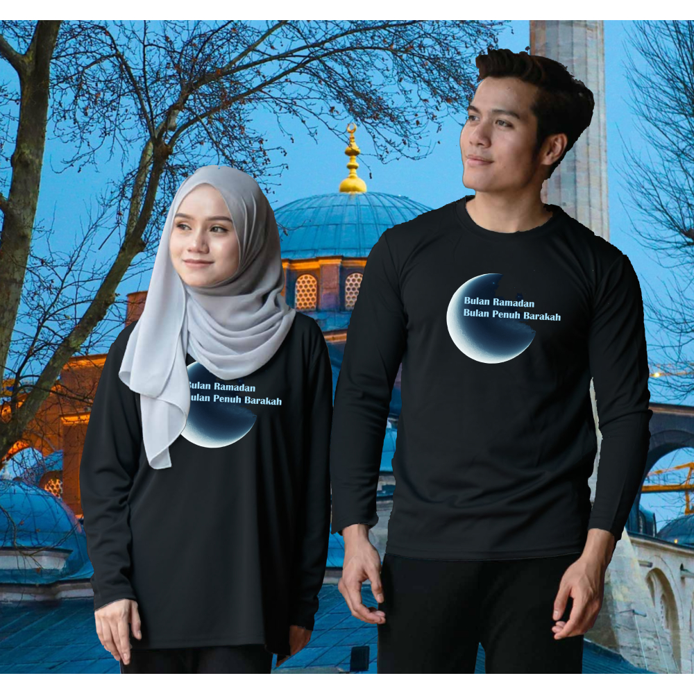 HARI RAYA RAMADAN T-SHIRT MUSLIMAH "Bulan Ramadan, Bulan Penuh Barakah ...