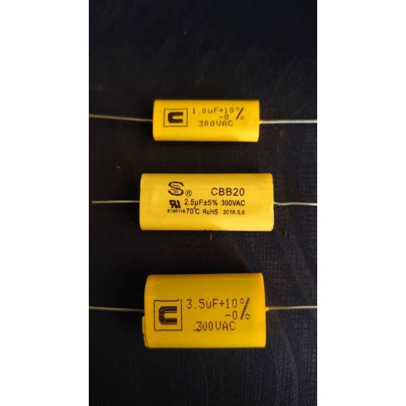 cbb20 capacitor BM Carli / Sy 1.0uf / 2.5uf / 3.5uf / 300vac fan ...