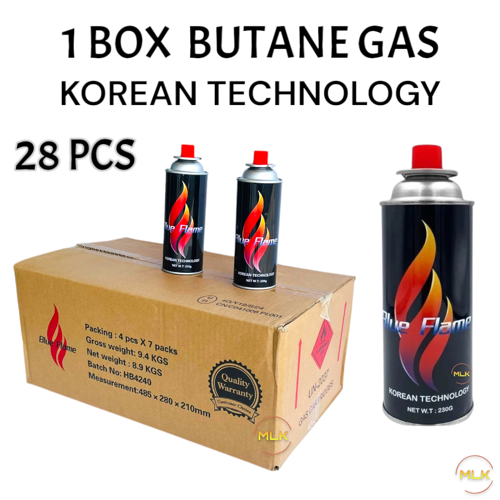 BUTANE GAS 28 PCS Refill/ Cartridge Burner Butane Gas Outdoor Picnic ...