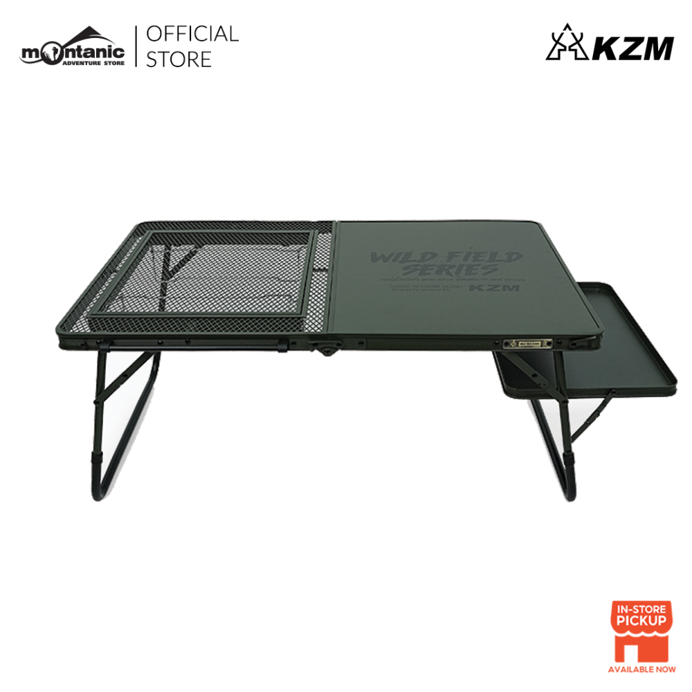 KZM Wild Field Low BBQ Grill Table - Outdoor Meja Camping Lipat ...