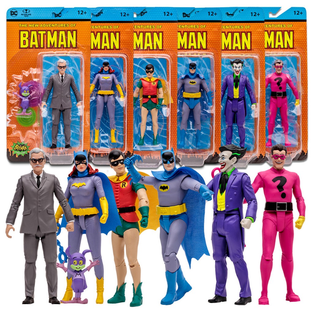 McFarlane Toys Batman Classic Retro 6"Inch Batman /Joker /Robin ...
