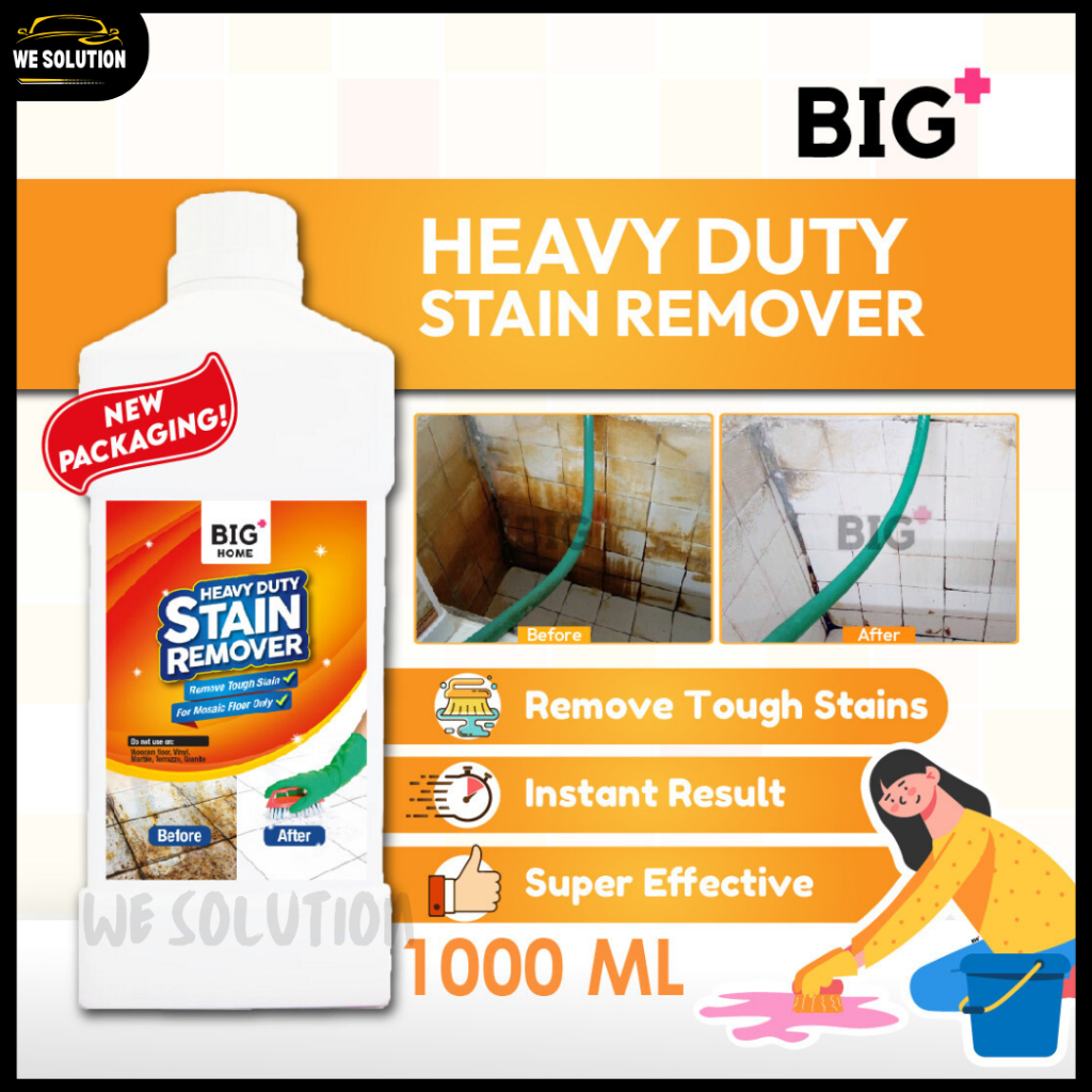 [WS] BIG+ Heavy Duty Stain Remover Mosaic Toilet Bathroom Cleaner ...