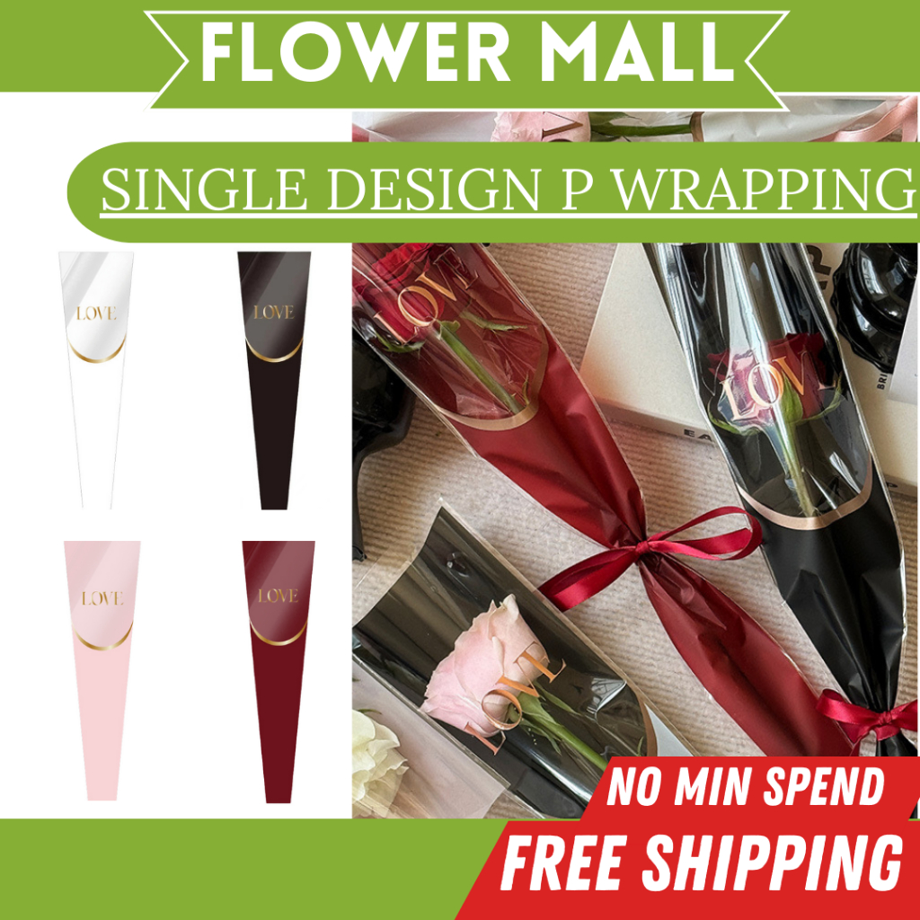 (30PCS) SINGLE P DESIGN Flower Wrapping Paper Flower Paper Wrapping ...