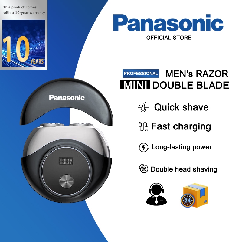 Panasonic [100% authentic] Mini travel portable men's electric shaver ...