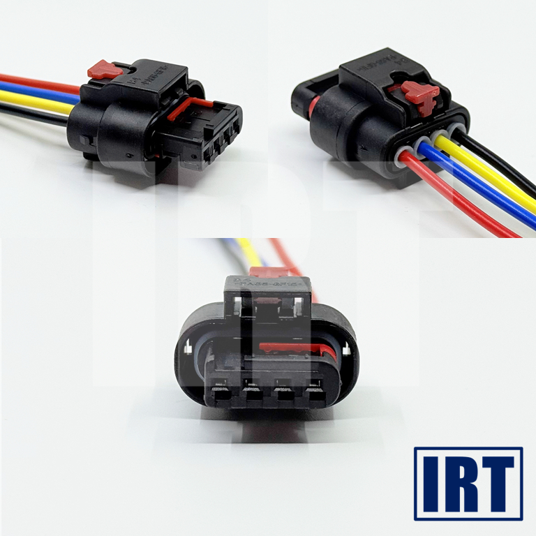 4 Pin Air Flow Fuel Injector MAF MAP Pressure Sensor Audi VW Socket ...