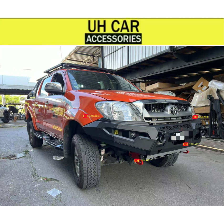 TOYOTA HILUX REVO VIGO RANGER T6 EAGLE AMCA METAL FRONT BUMPER BULL BAR ...