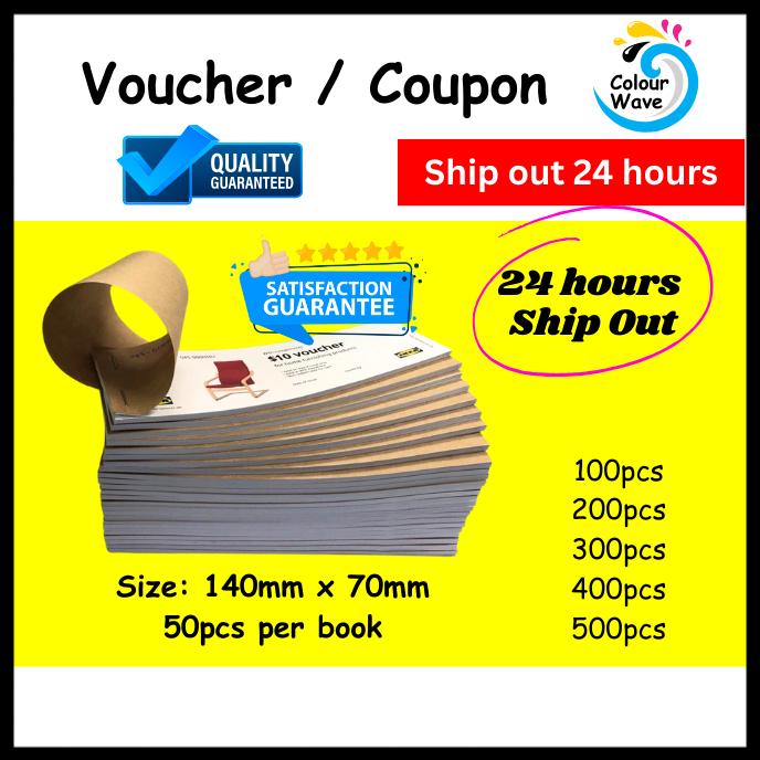 Voucher Printing / Coupon Printing | Shopee Malaysia