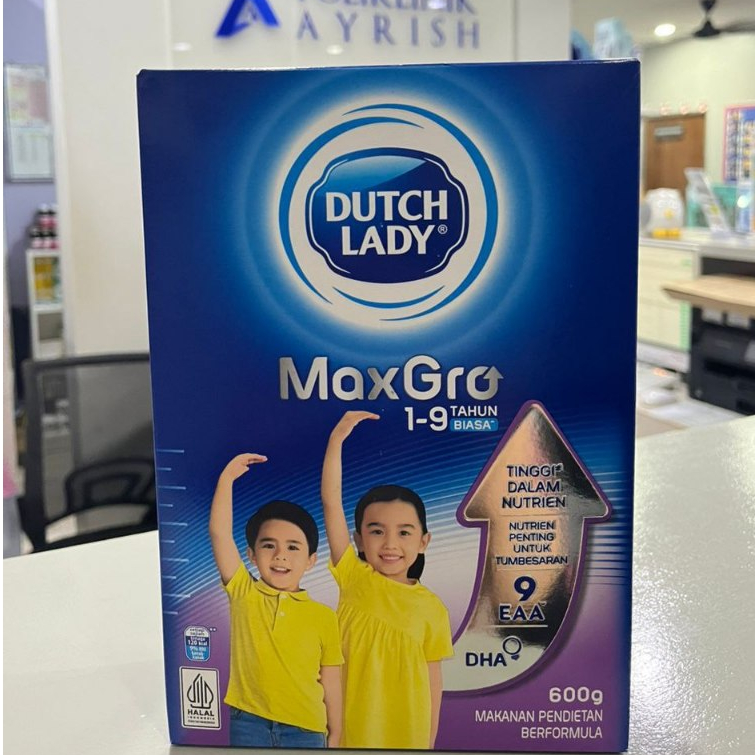 Dutch Lady MaxGro 1-9 years (600g) | Shopee Malaysia