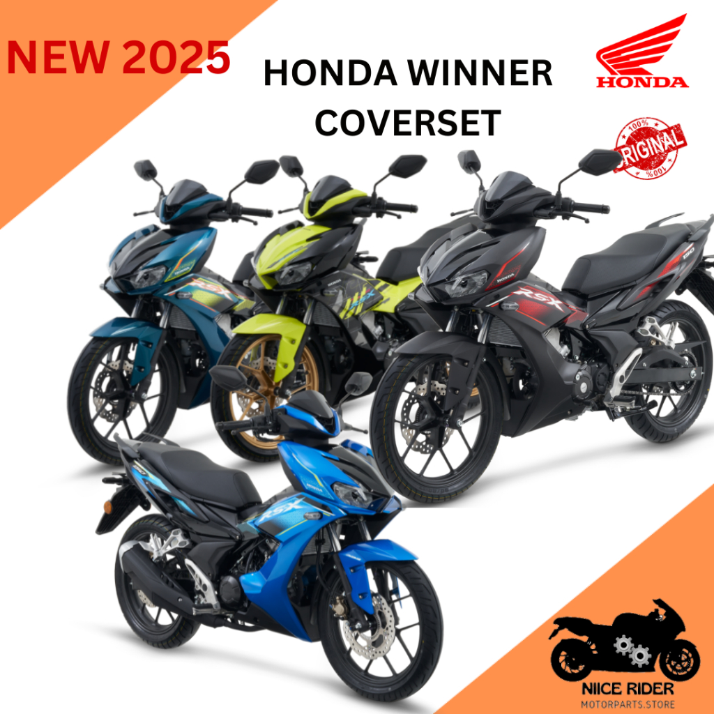 Honda Winner Cover set 2025 new set RSX baru 2025 06900-K2P-M80 MBOZA 100% ORIGINAL | Shopee ...