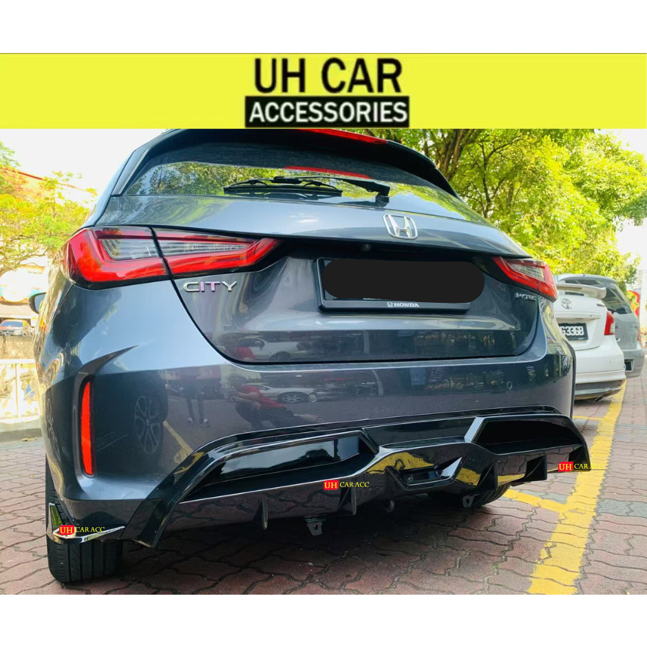 HONDA CITY HATHBACK 2021 2022 2023 REAR DIFFUSER LIP 3PCS 2024 DESIGN ...