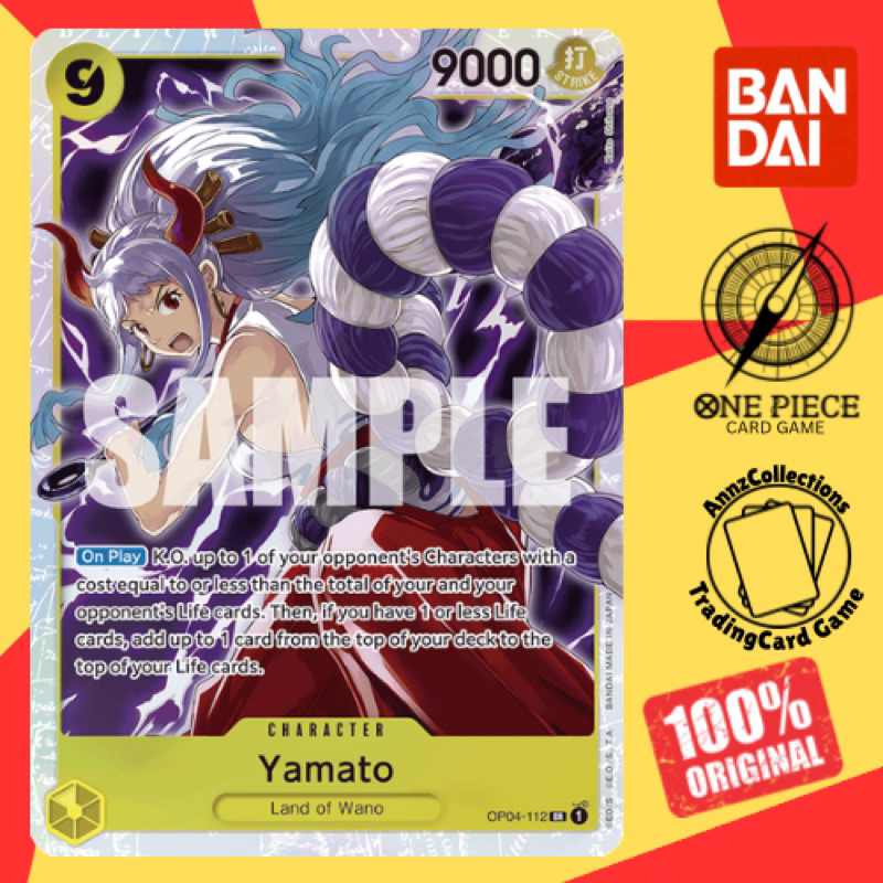 One Piece TCG Yamato SR OP04-112 English Version | Shopee Malaysia