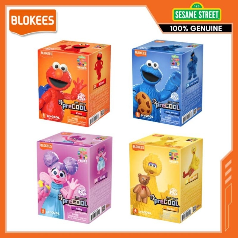 Bruco Sesame Street Partner Building Block Birck Man Toy elmo Doll ...